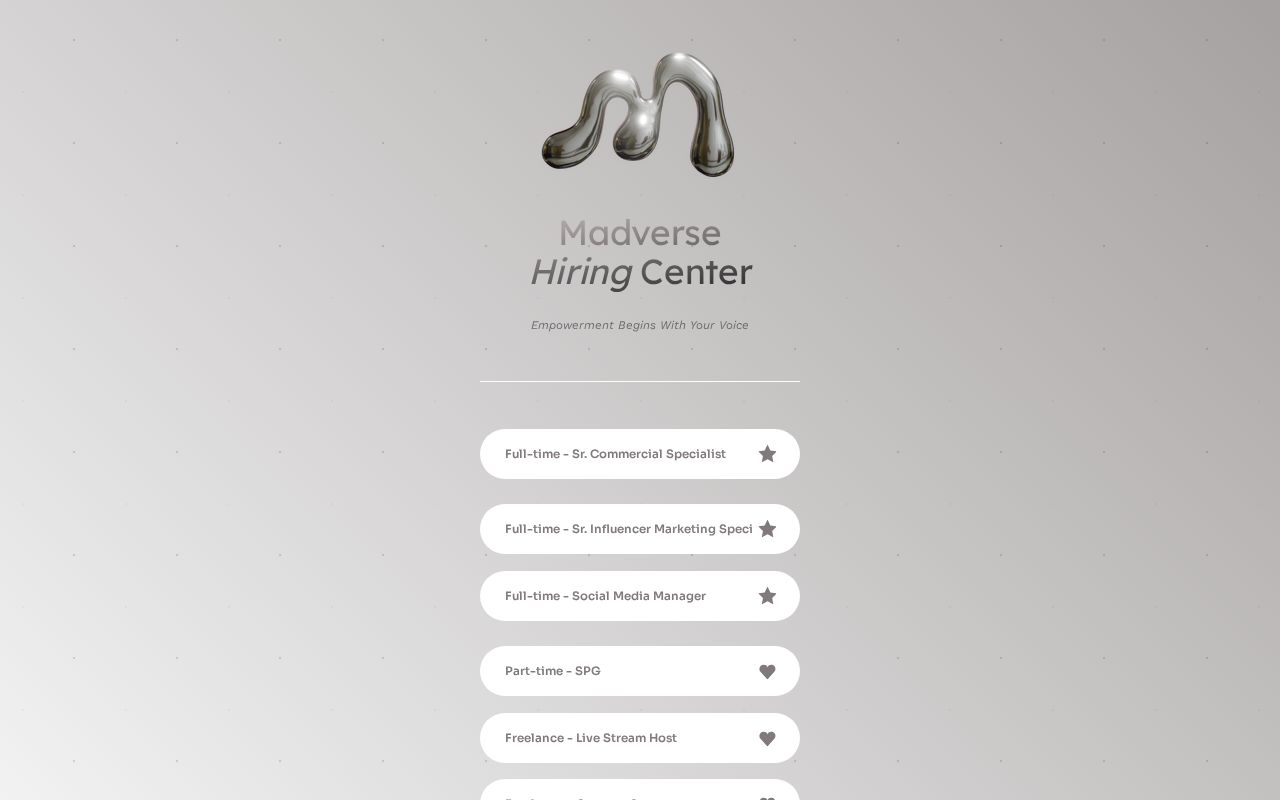 Madverse Hiring Center